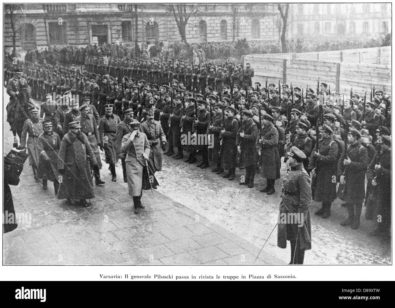Troops in review Black and White Stock Photos & Images - Alamy