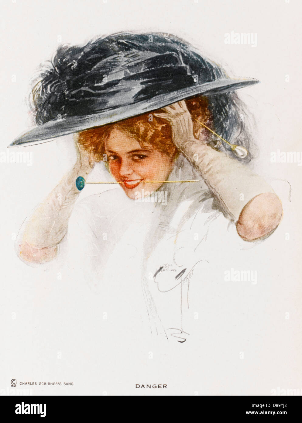 Hat - Hat-Pins Stock Photo - Alamy