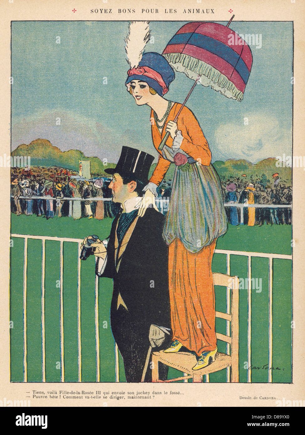 Race Going Couple Stock Photo - Alamy