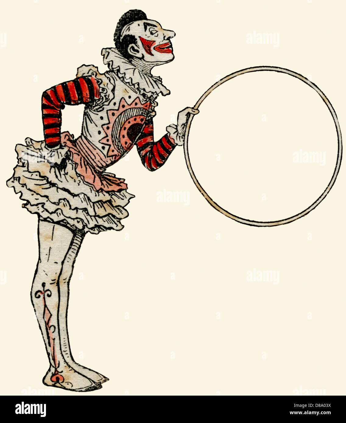 Clown in traditional dress Stock Photo - Alamy