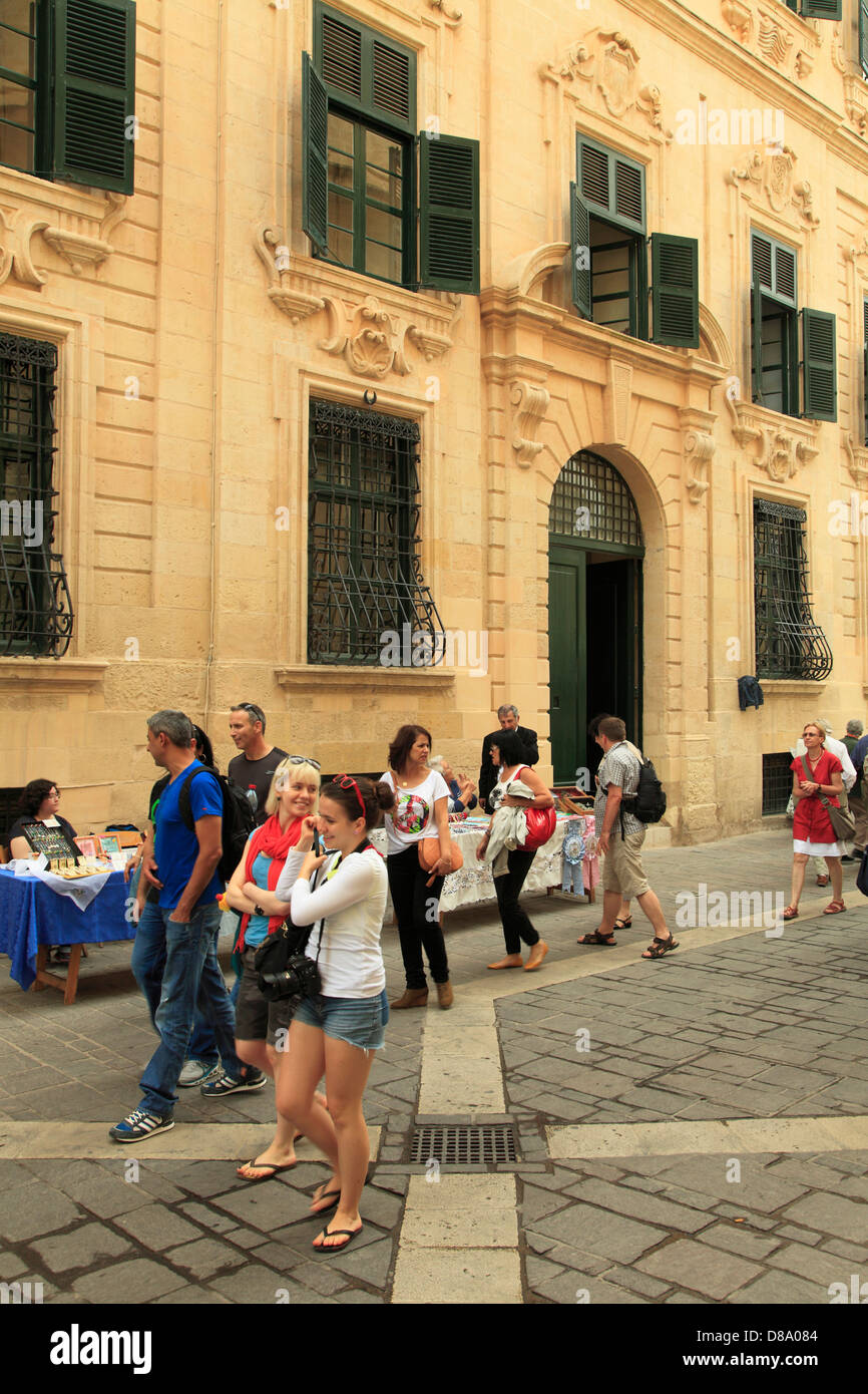 Merchants street valletta malta hi-res stock photography and images - Alamy