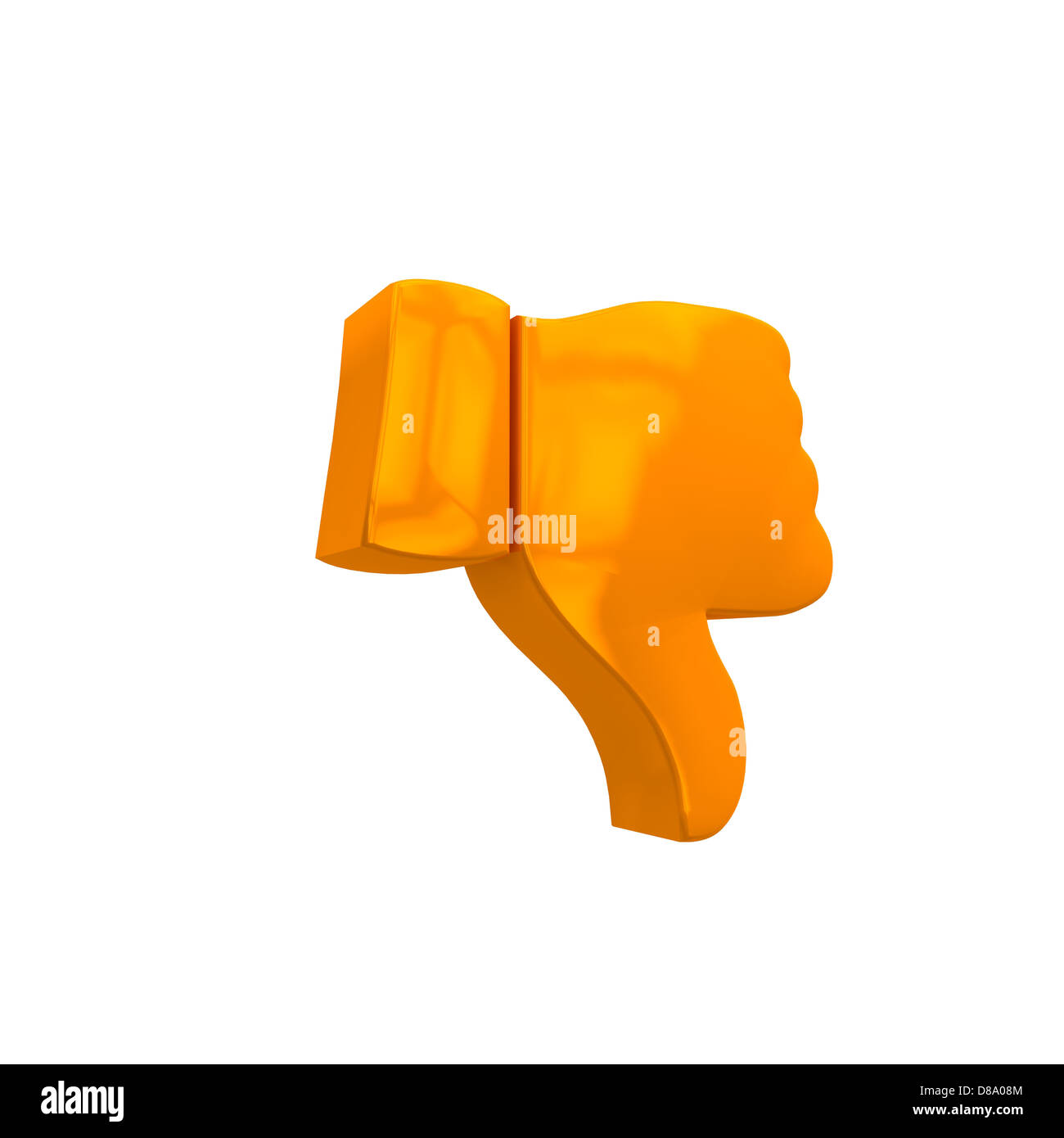 The thumbs down is a sign of a bad evaluation Stock Photo - Alamy