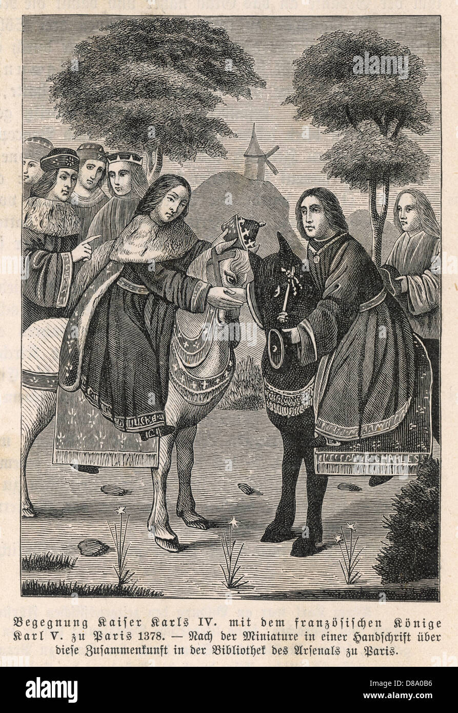 CHARLES V AND CARL IV Stock Photo - Alamy