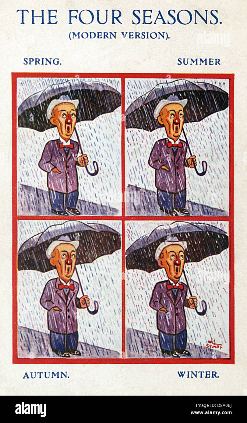 British weather cartoon hi-res stock photography and images - Alamy