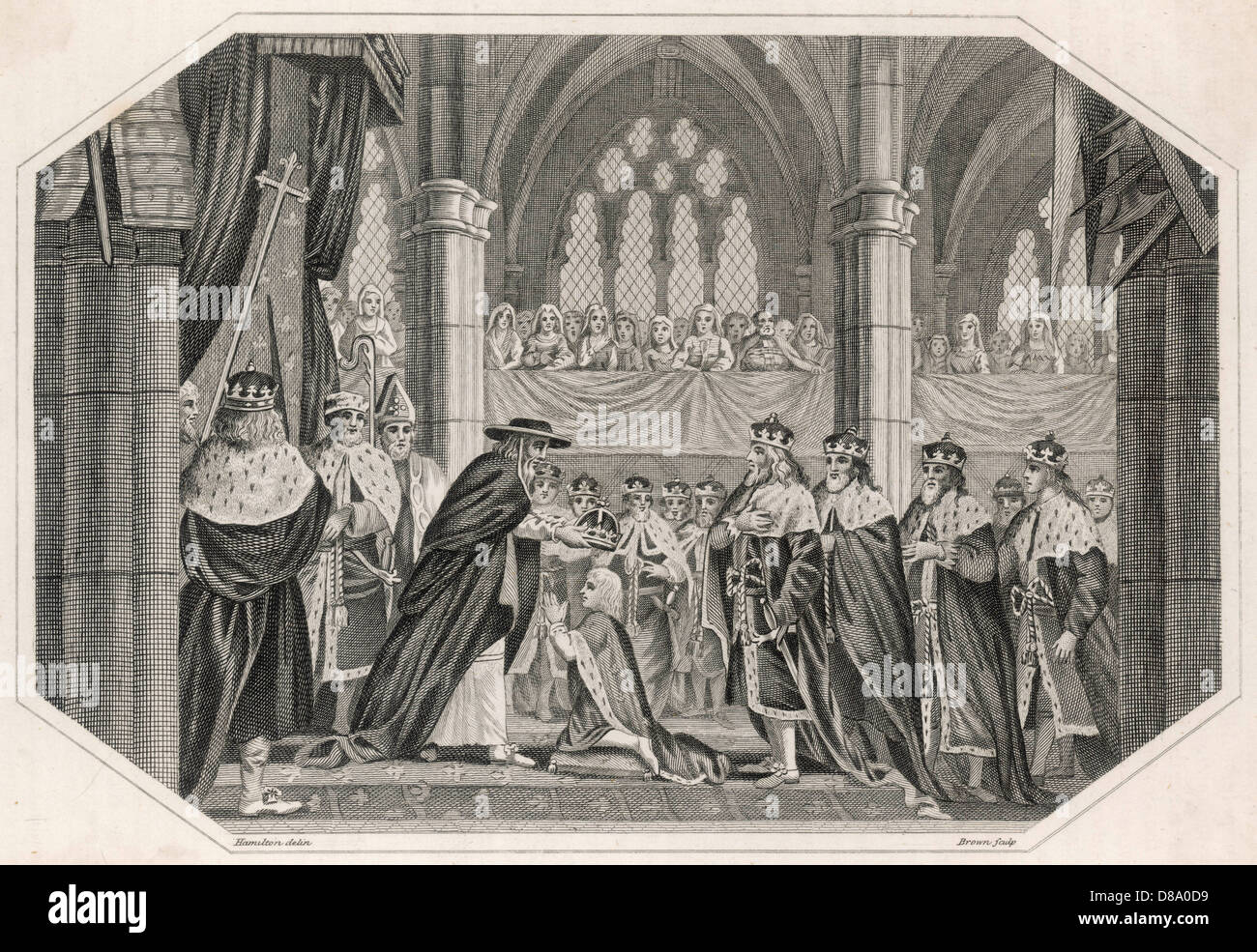 Coronation of King Henry VI Stock Photo - Alamy