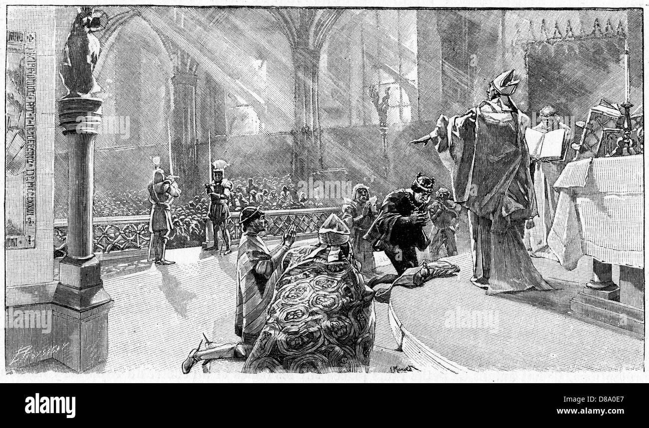 SACRE OF LOUIS XI Stock Photo - Alamy