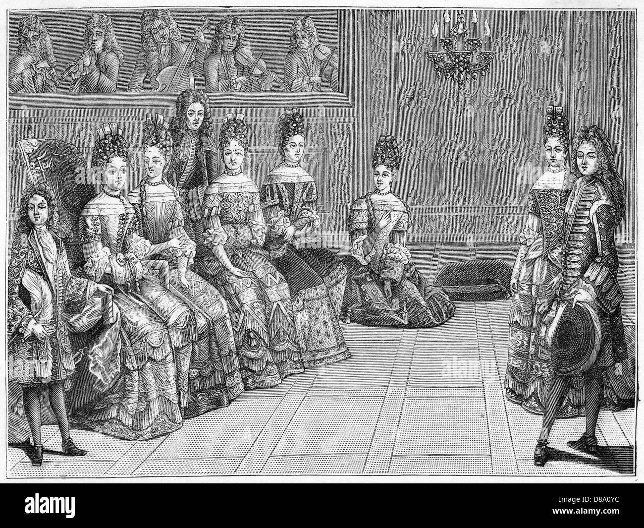 Courtiers versailles hi-res stock photography and images - Alamy