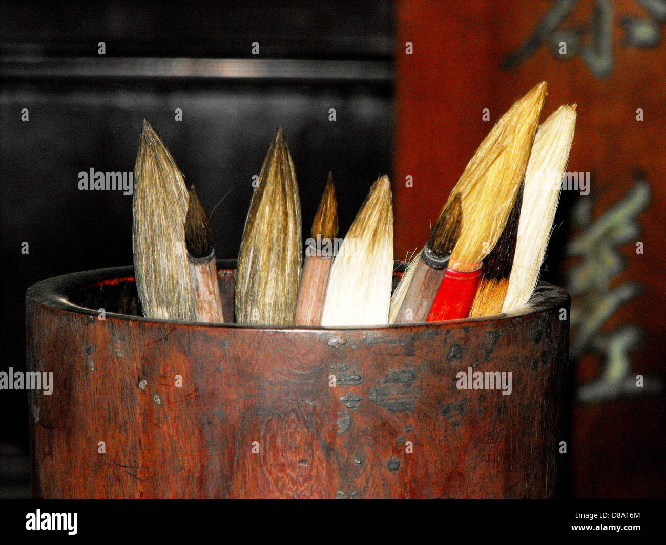 Chinese brushes hi-res stock photography and images - Alamy