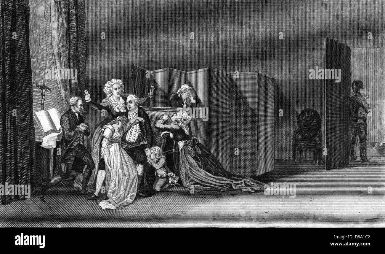 Louis And His Family Stock Photo - Alamy