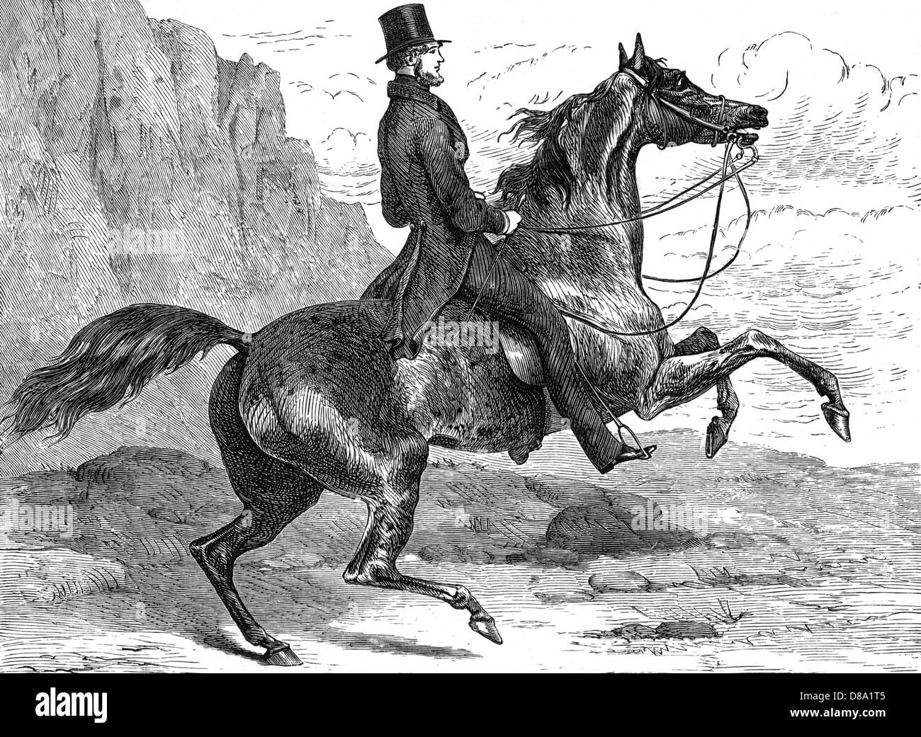 Alfred guillaume gabriel dorsay Black and White Stock Photos & Images ...