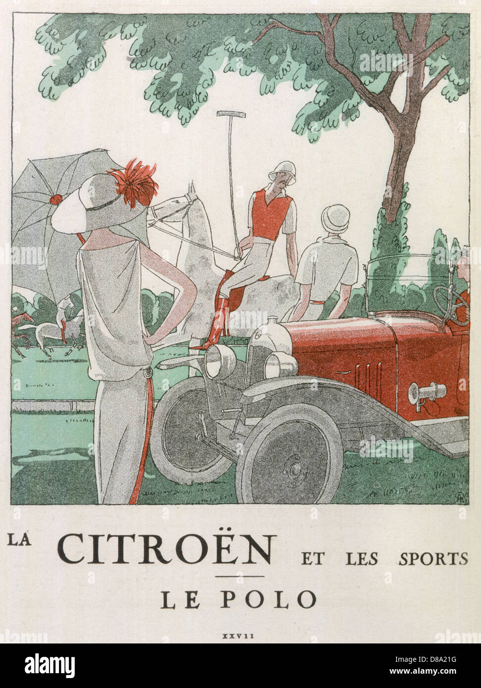 CITROEN AT POLO GAME Stock Photo - Alamy