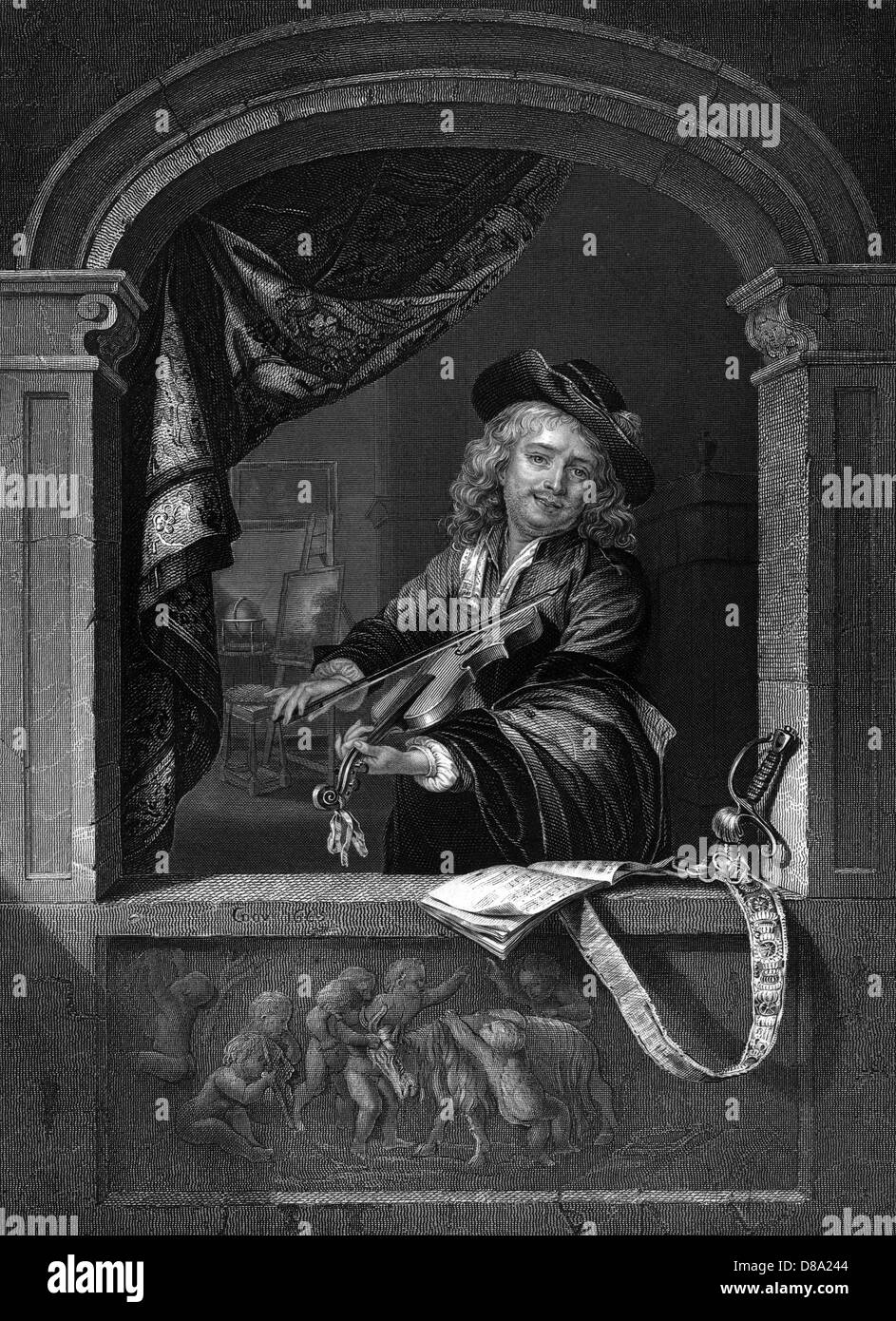 GERARD DOU, Dutch artist Stock Photo - Alamy