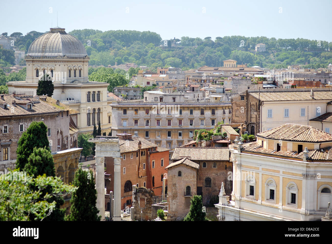 beautiful view of Rome from the Campidoglio Stock Photo - Alamy