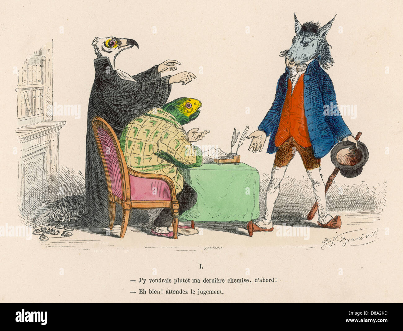 DONKEY AND LAWYERS Stock Photo - Alamy