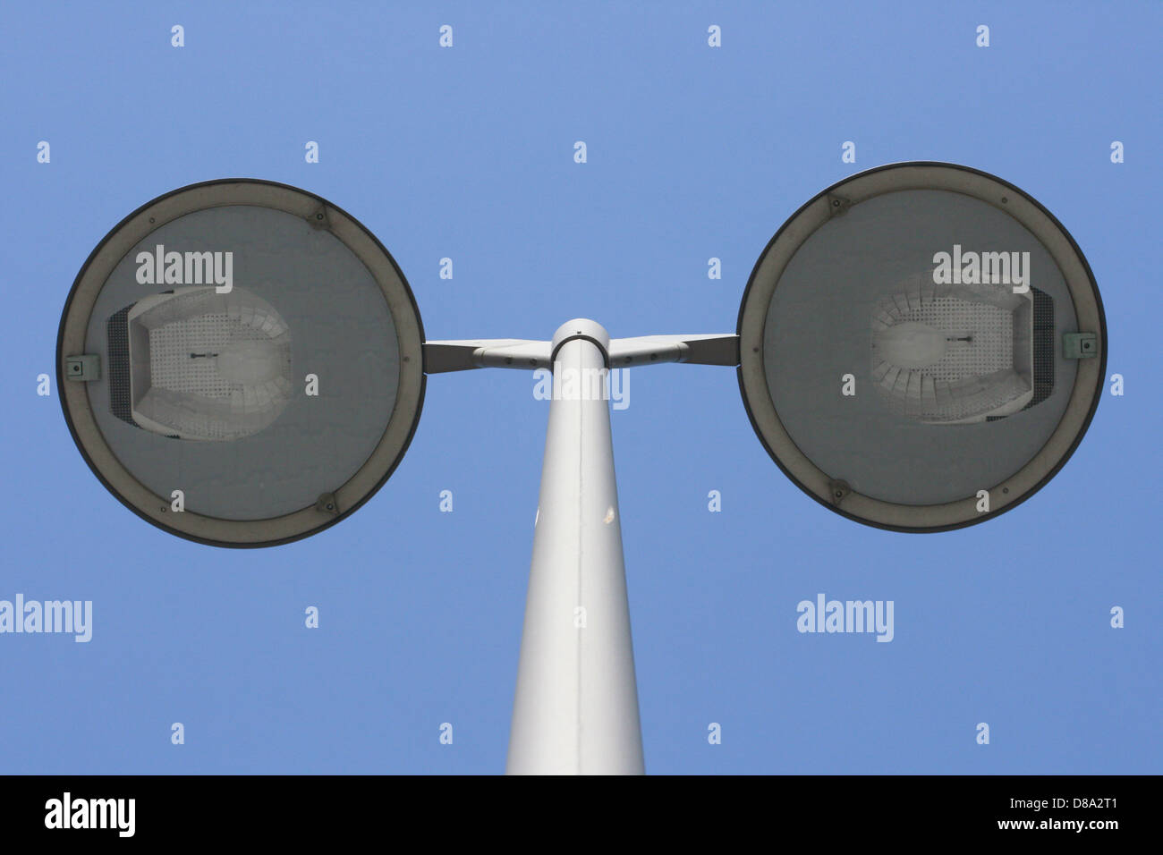 Street light with two lamps Stock Photo - Alamy