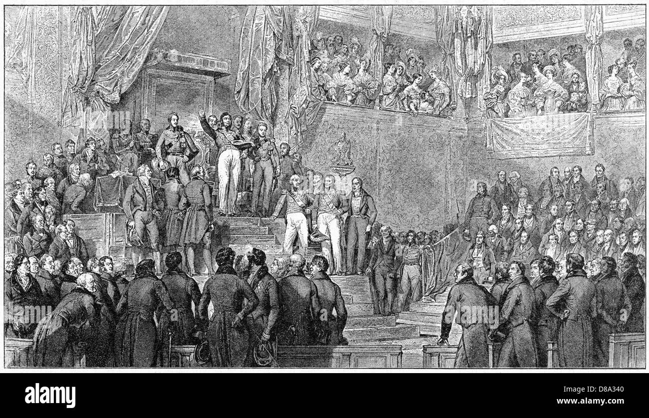 Throne of king louis philippe hi-res stock photography and images - Alamy