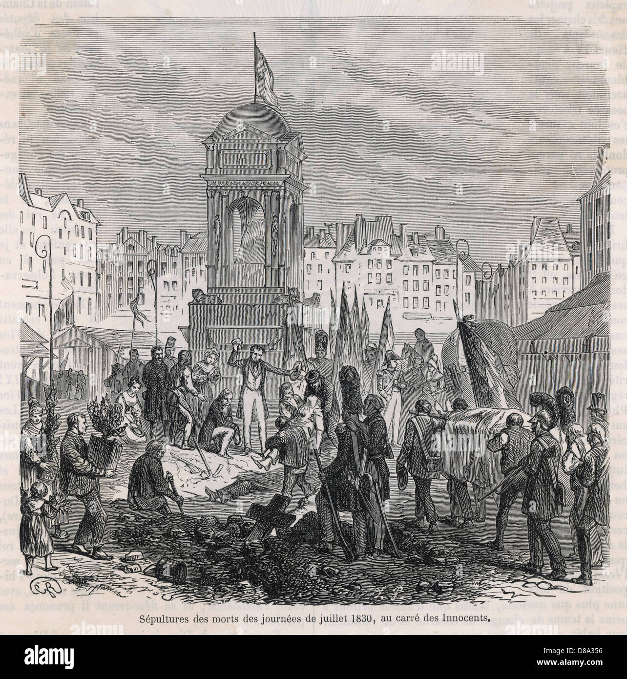 BURIAL OF 1830 VICTIMS Stock Photo - Alamy