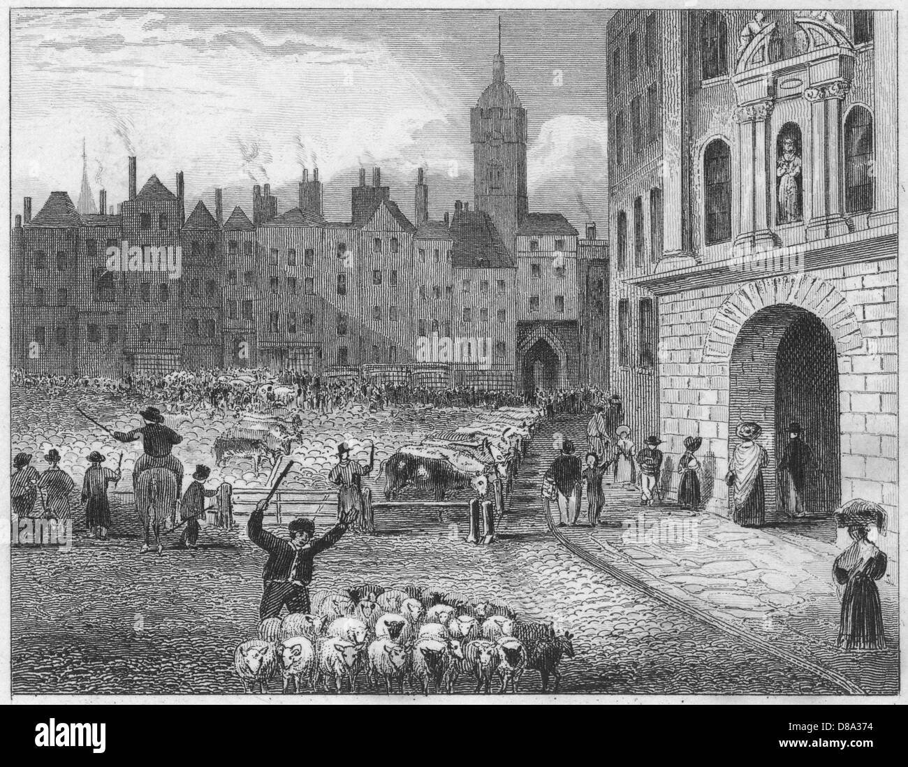 Smithfield cattle market hi-res stock photography and images - Alamy