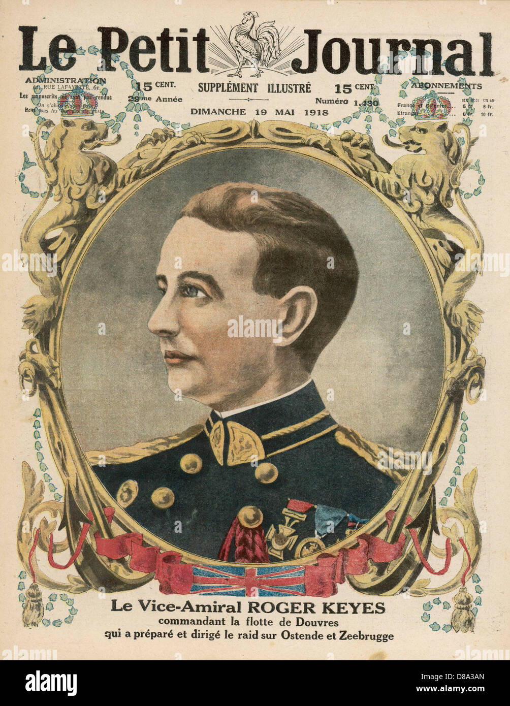 VICE-ADMIRAL ROGER KEYES Stock Photo - Alamy