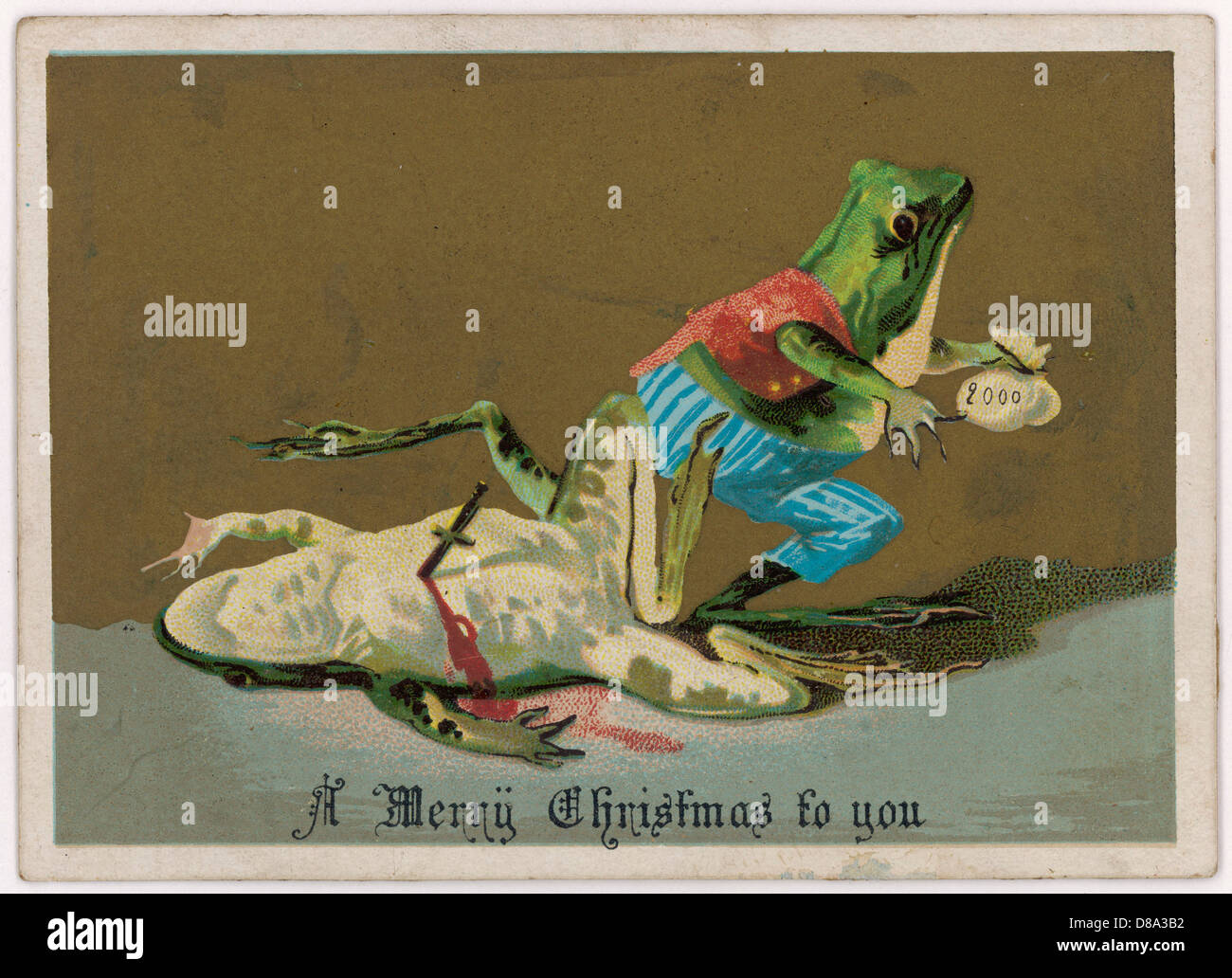 FROG STABS FROG Stock Photo - Alamy