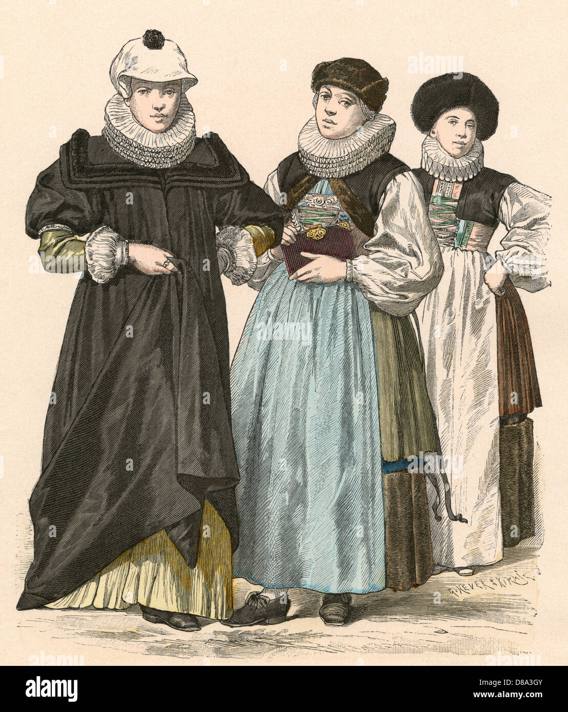 FRENCH & SWISS WOMEN Stock Photo - Alamy