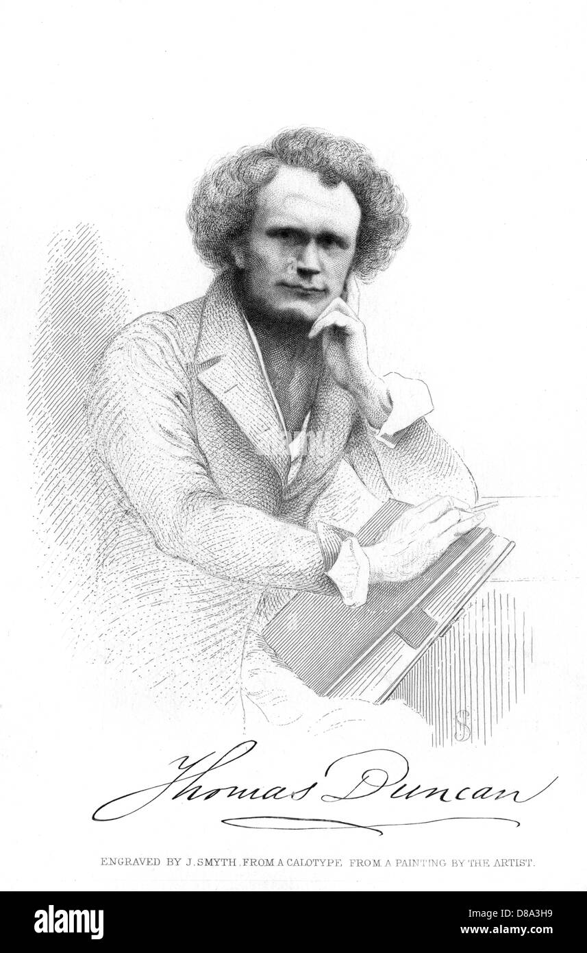 THOMAS DUNCAN, ARTIST Stock Photo - Alamy