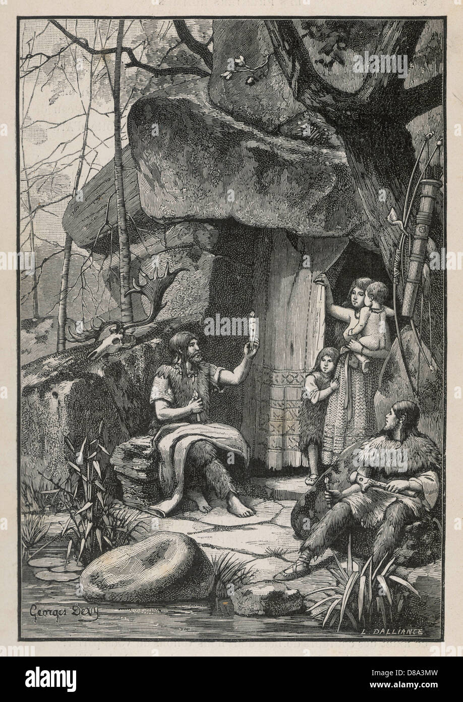 Early man stone age hi-res stock photography and images - Alamy