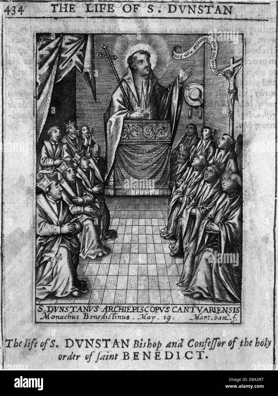 Dunstan of canterbury Black and White Stock Photos & Images - Alamy