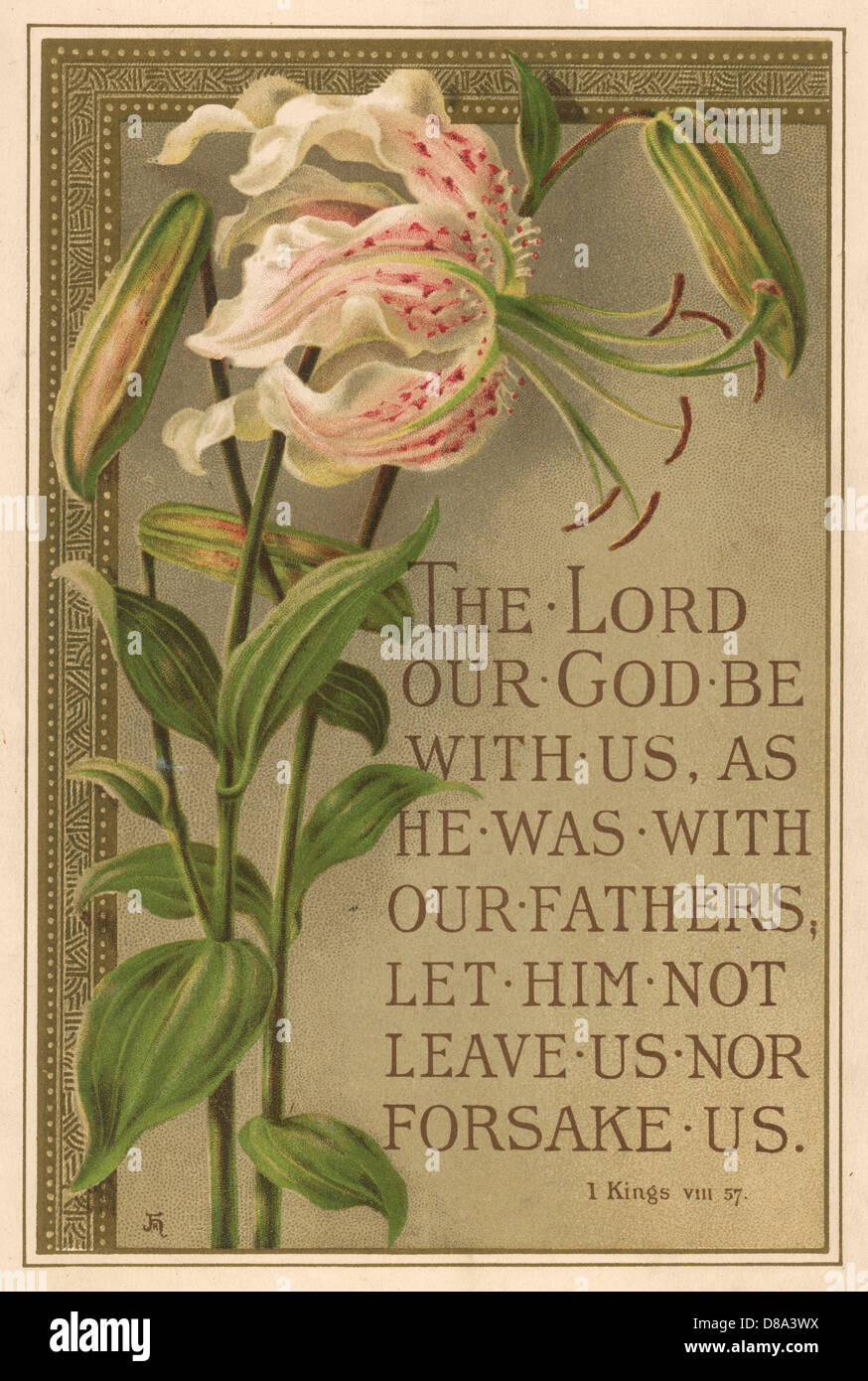 THE LORD OUR GOD TEXT Stock Photo - Alamy