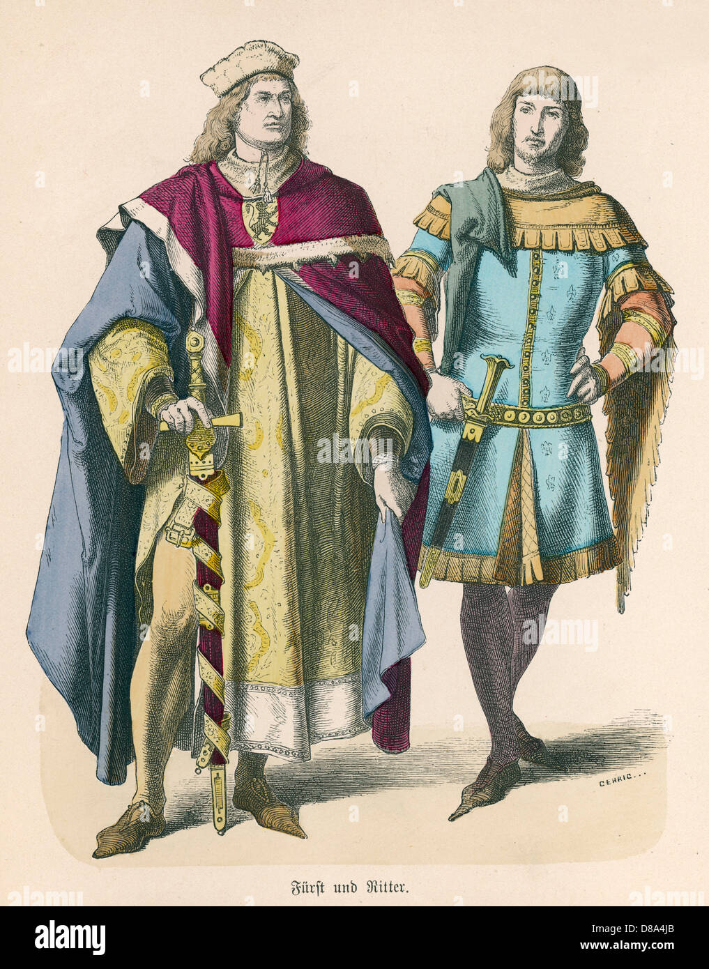 Lord - Knight 14th century Stock Photo - Alamy