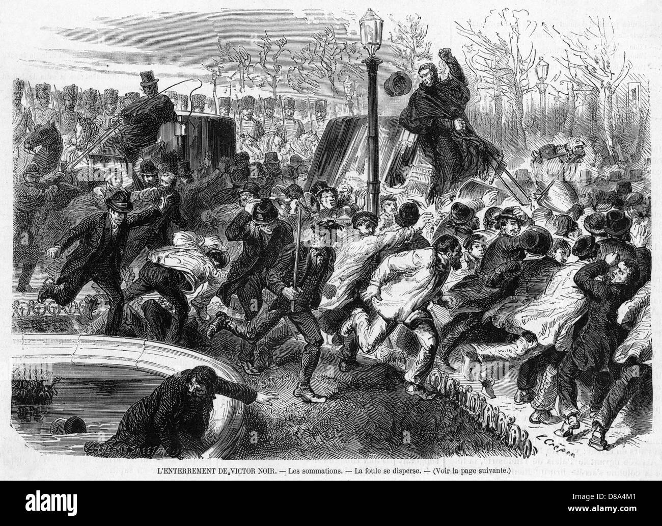 MURDER OF VICTOR NOIR Stock Photo - Alamy