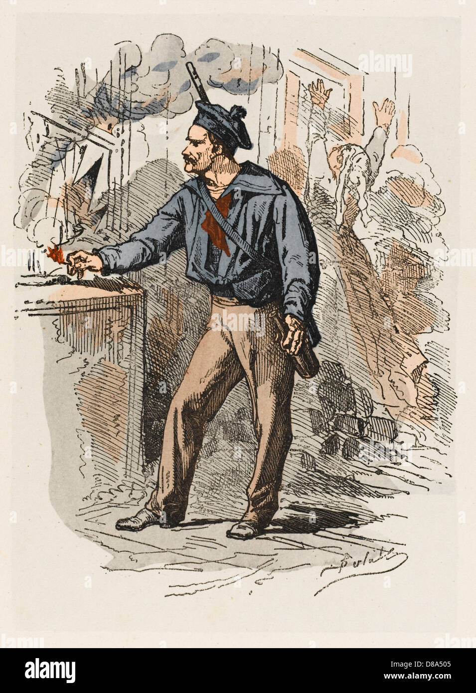 SAILOR AND ARSONIST Stock Photo - Alamy