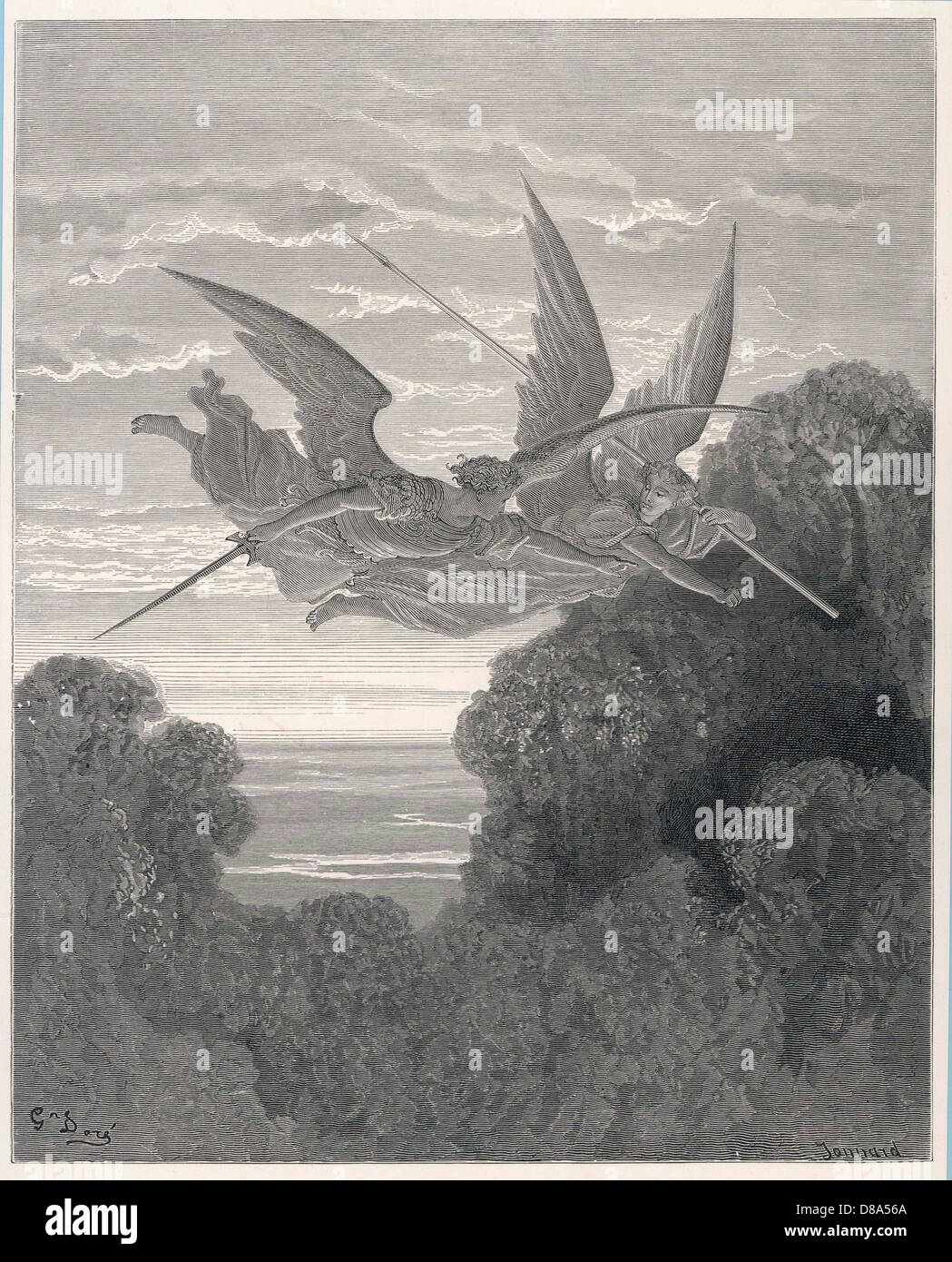 ANGELS ITHURIEL ZEPHON Stock Photo - Alamy