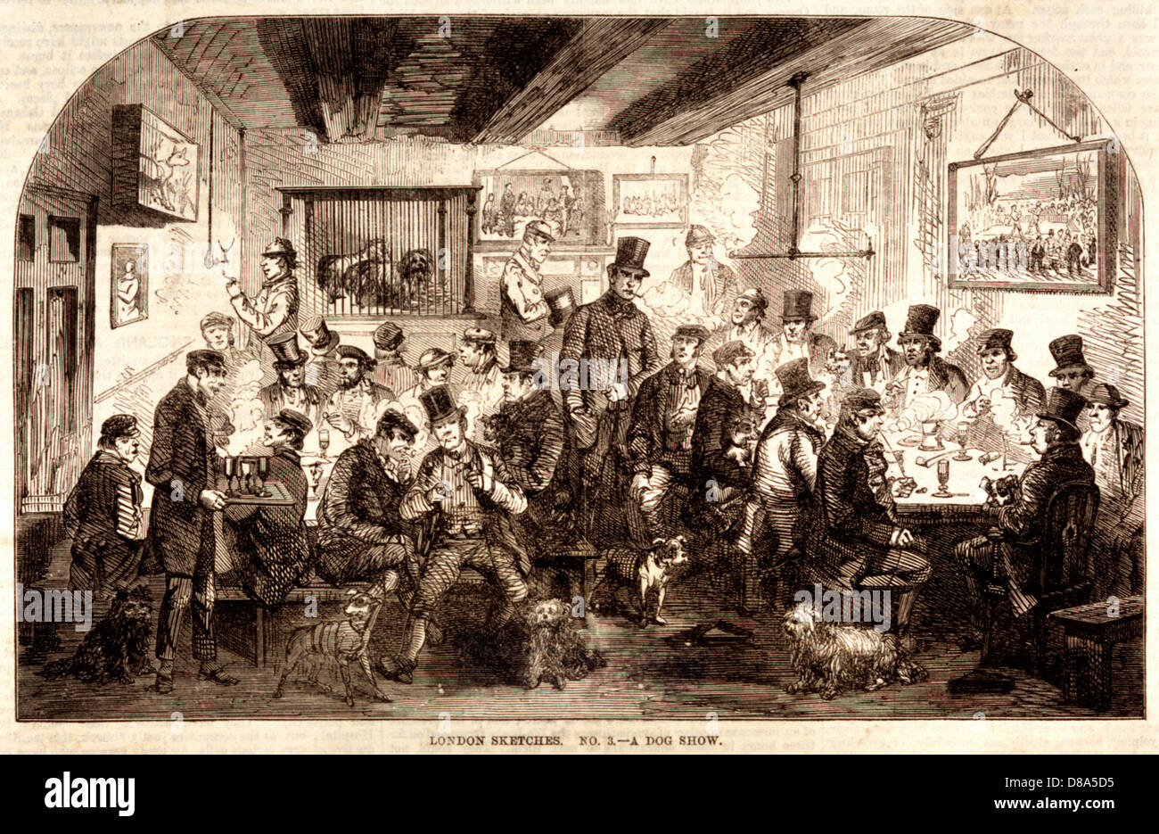 LONDON DOG SHOW 1861 Stock Photo - Alamy