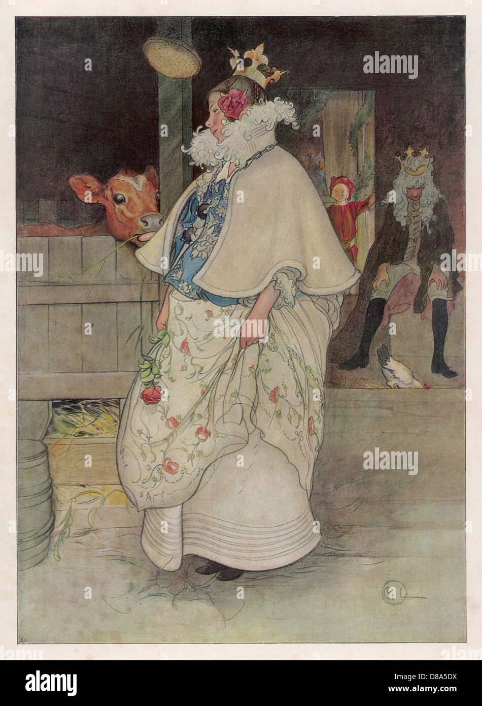 PRINCESS & COW 1907 Stock Photo - Alamy
