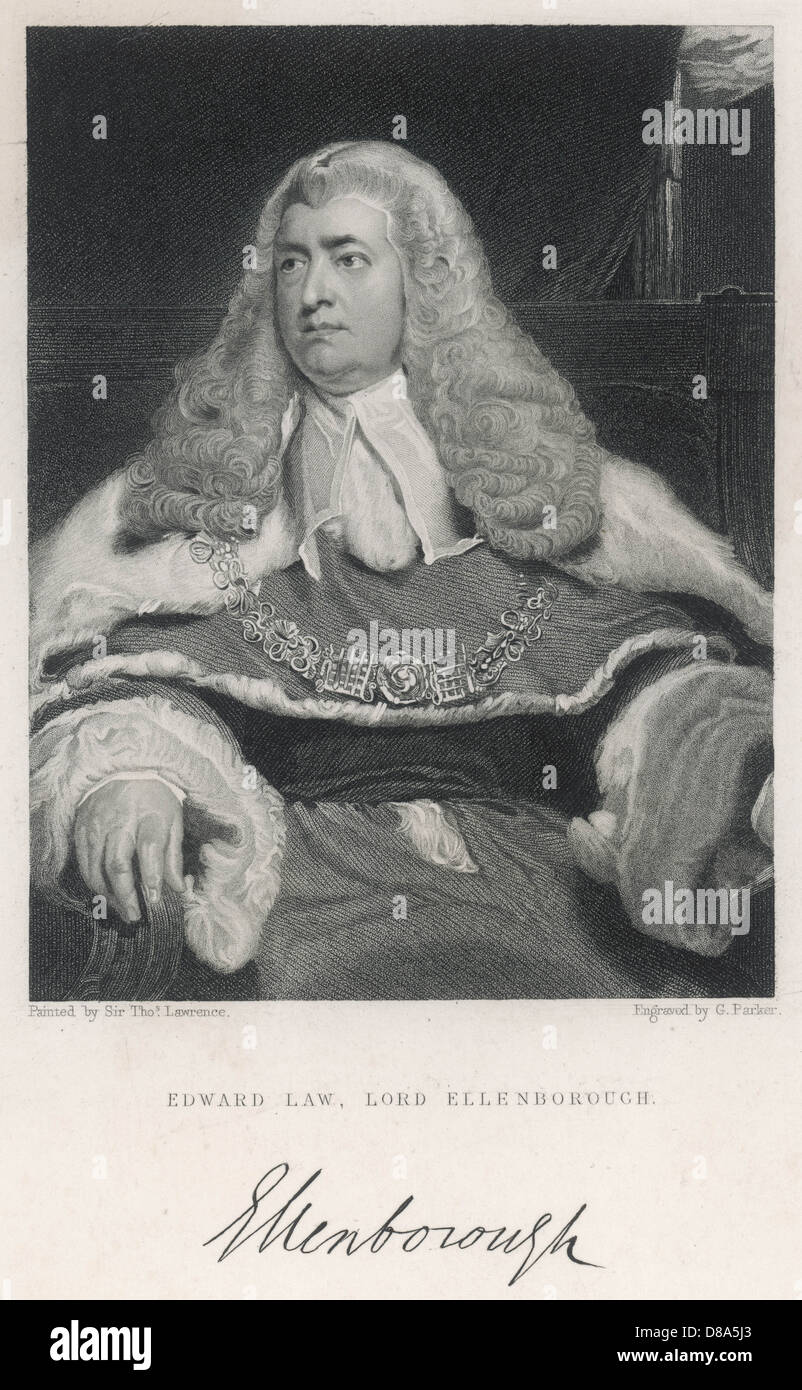 Lord ellenborough hi-res stock photography and images - Alamy