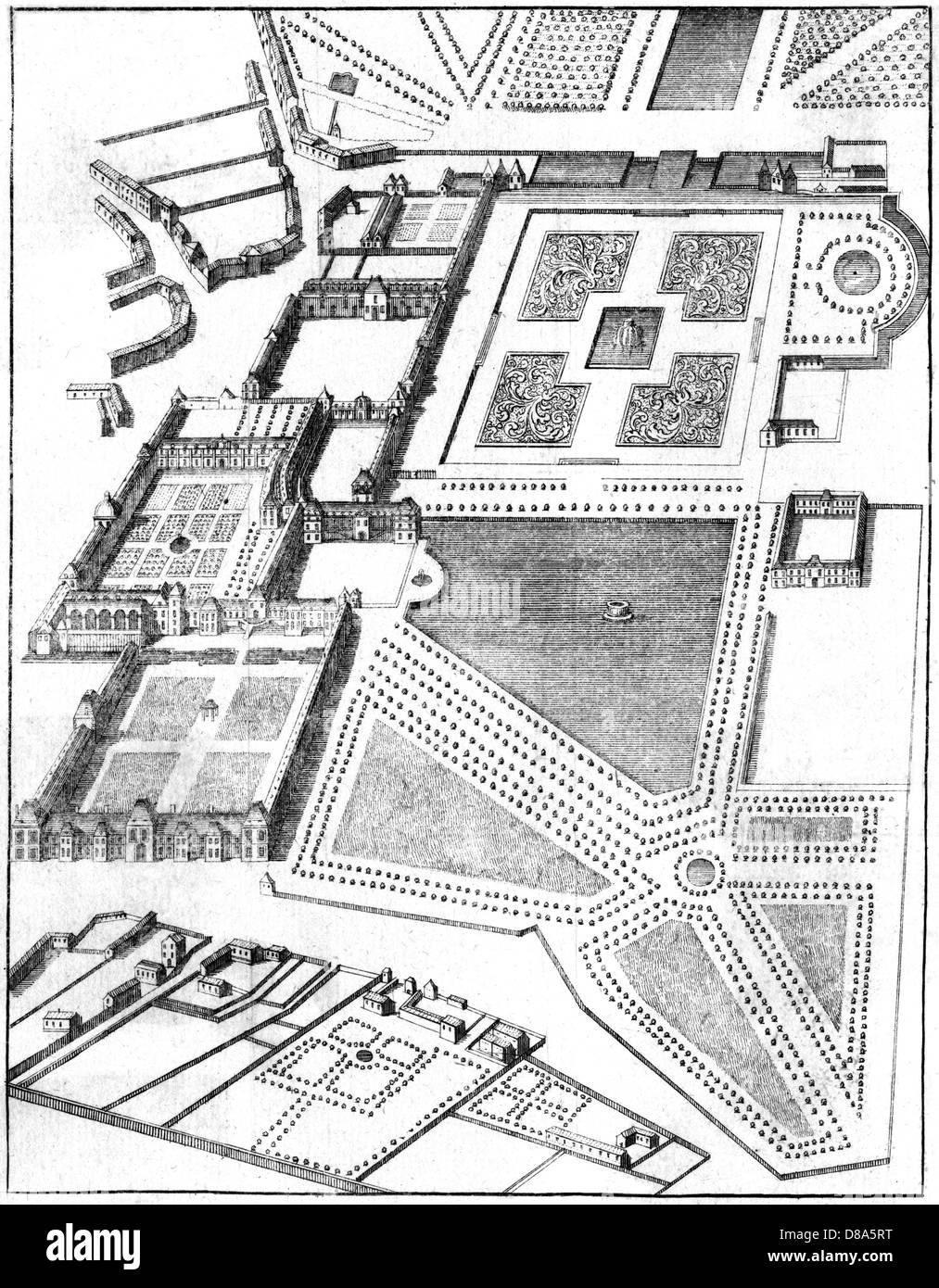 Fontainebleau aerial hi-res stock photography and images - Alamy