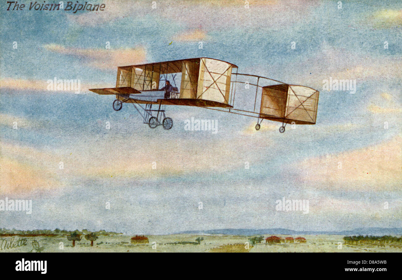 Voisin biplane hi-res stock photography and images - Alamy