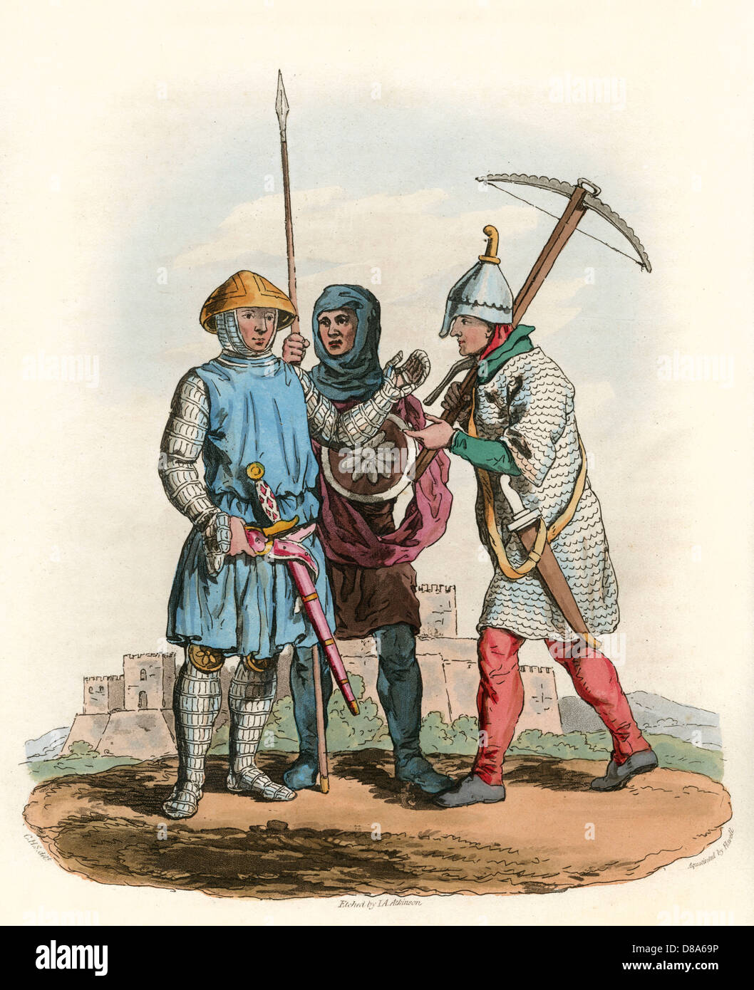 Soldiers of Henry III Stock Photo - Alamy