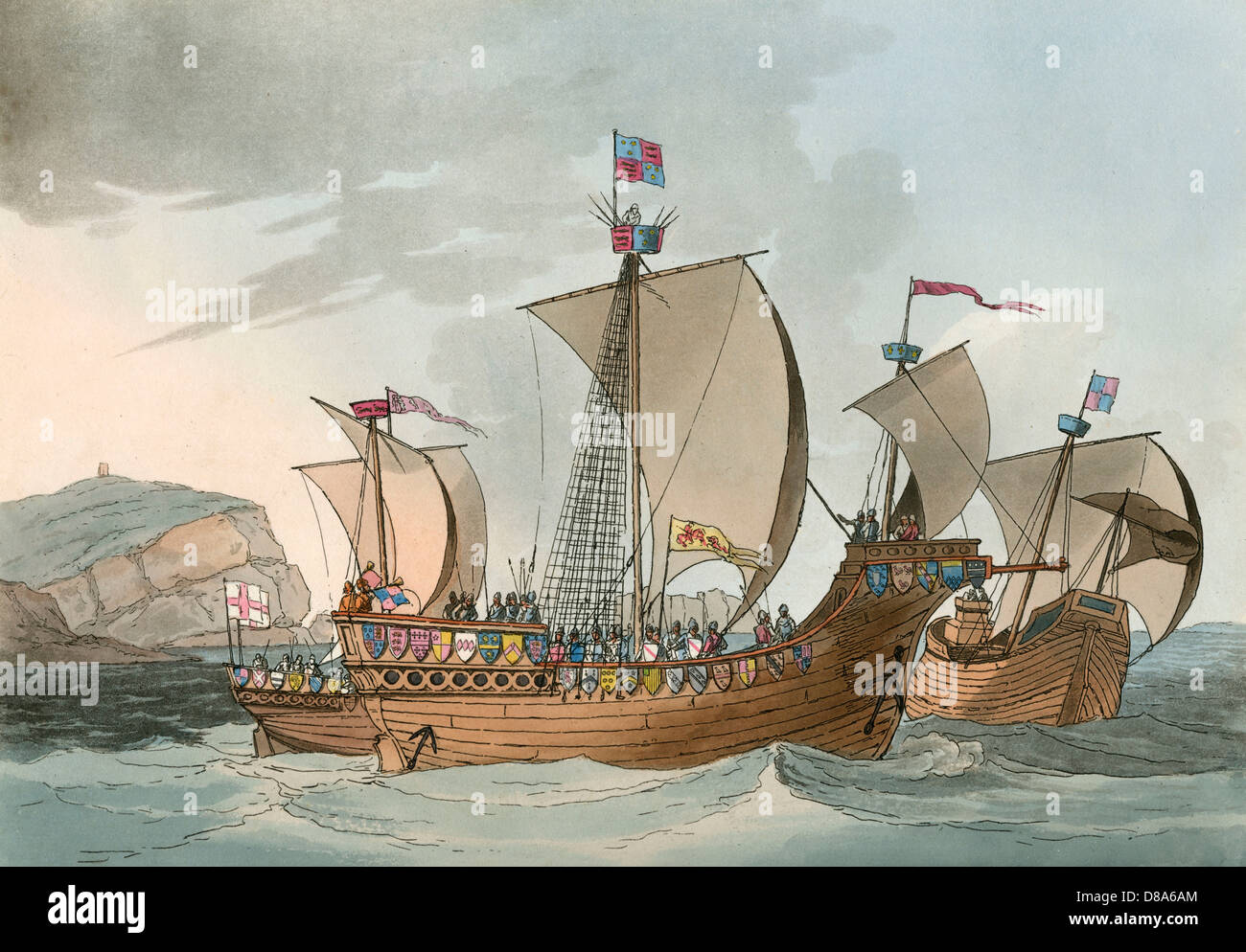 Medieval ships hi-res stock photography and images - Alamy
