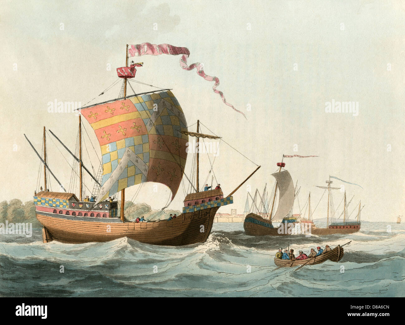 15th Century Ships Stock Photo - Alamy