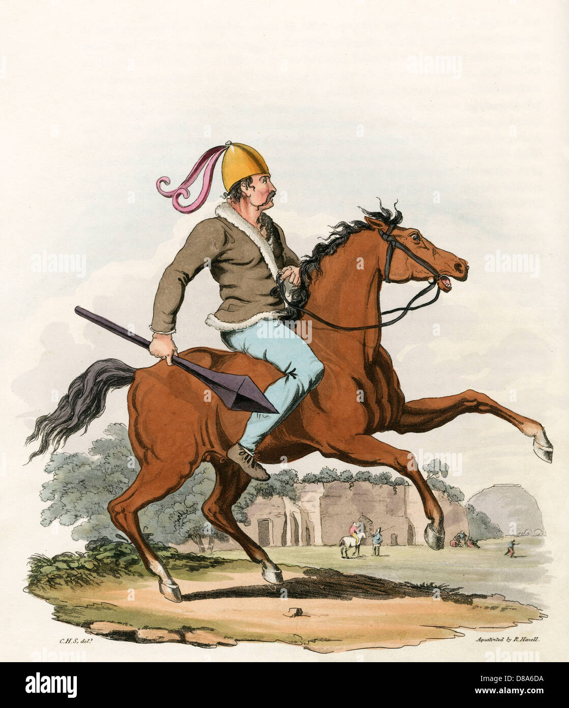 MOUNTED BRITISH WARRIOR Stock Photo - Alamy