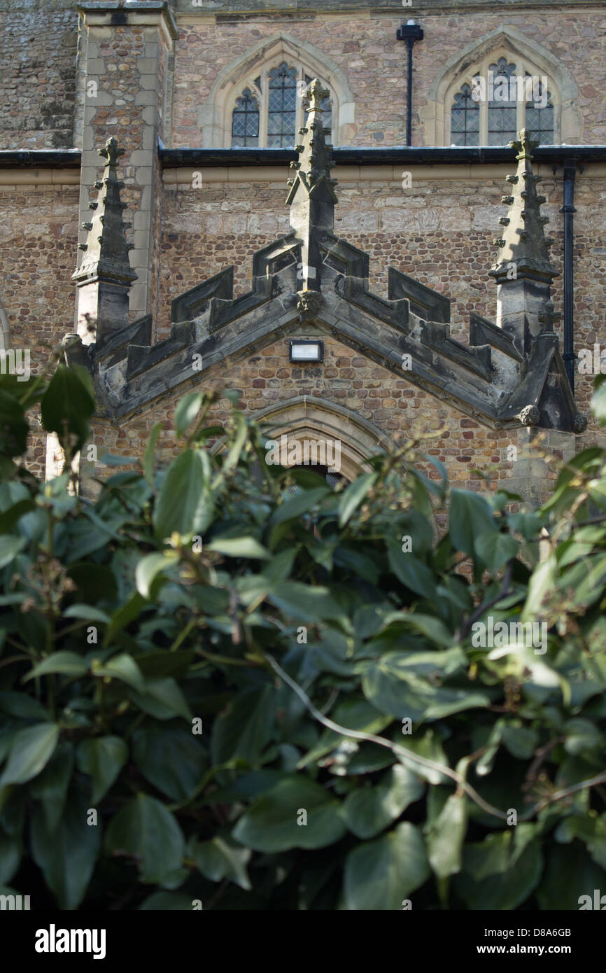 Church hidden by bush Stock Photo - Alamy