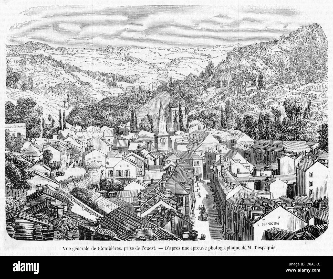 PLOMBIERES LES BAINS Stock Photo - Alamy