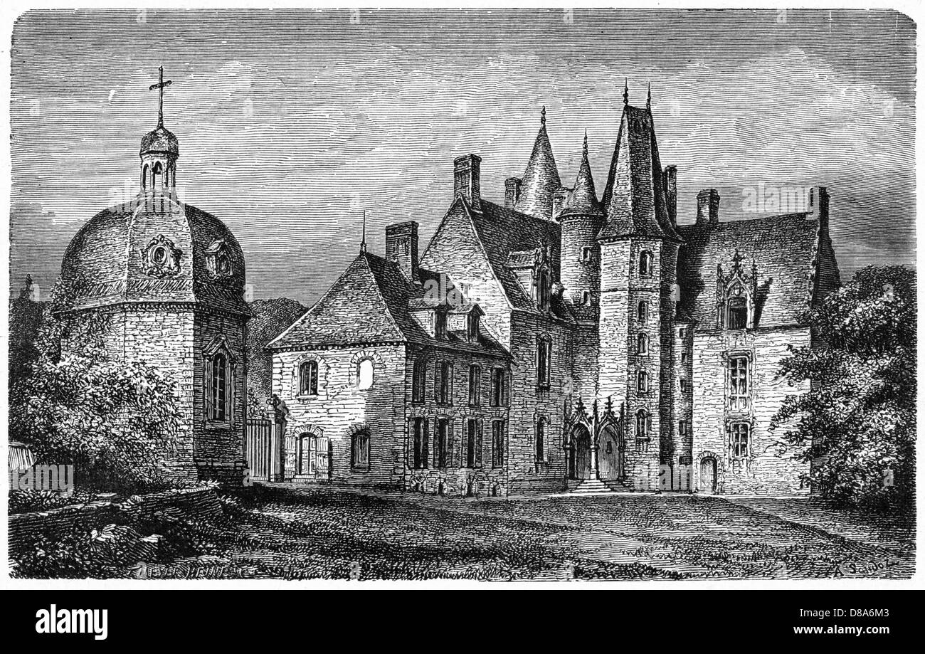 Sevigne Home Rochers Stock Photo - Alamy