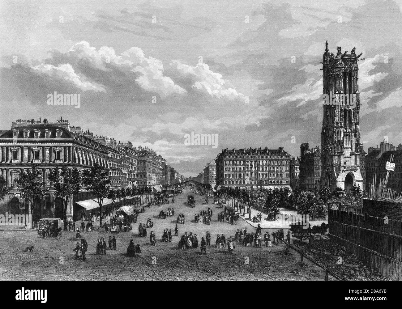 PARIS BVD SEBASTOPOL Stock Photo - Alamy