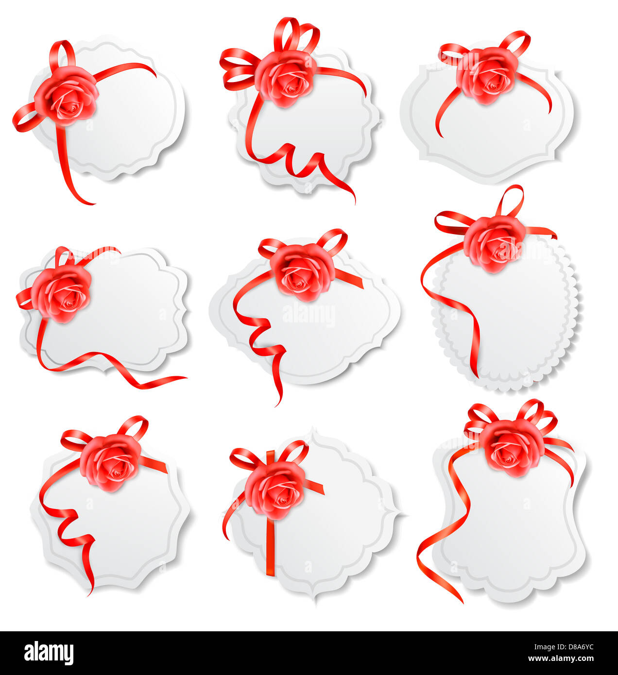 Antique holiday cards Cut Out Stock Images & Pictures - Alamy