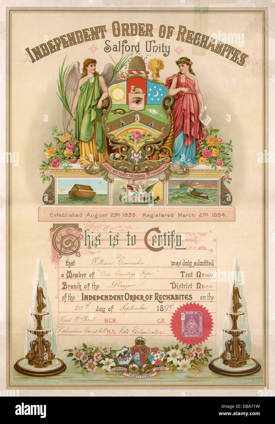 Independent order of rechabites hi-res stock photography and images - Alamy