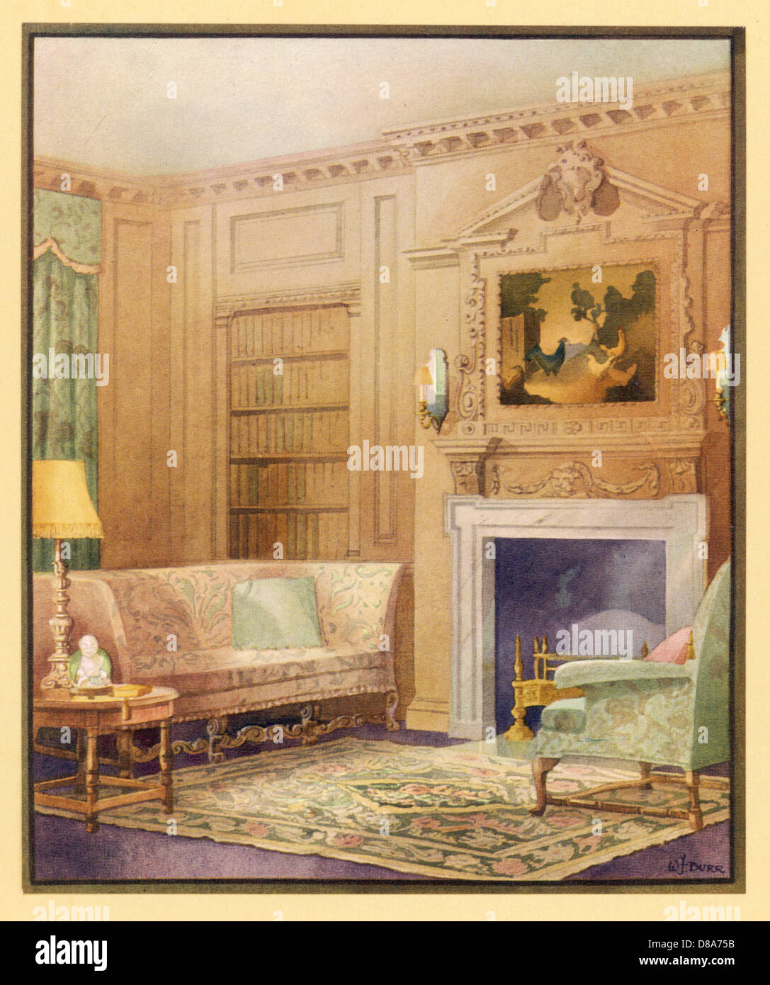 18th century interiors hi-res stock photography and images - Alamy