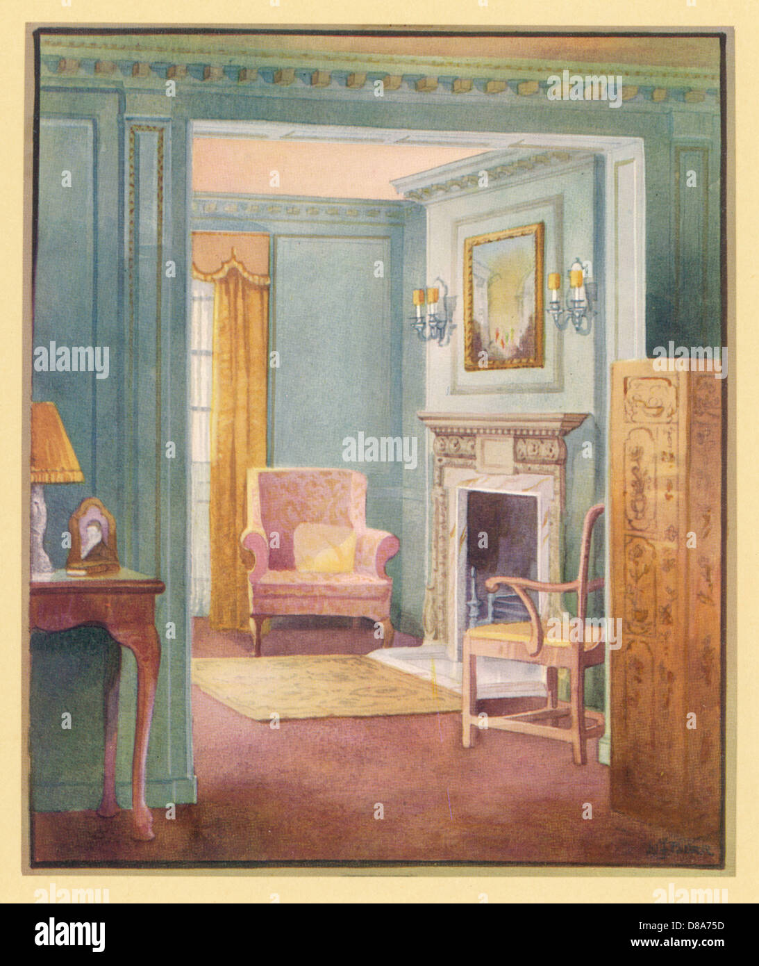 18TH CENTURY PARLOUR Stock Photo - Alamy